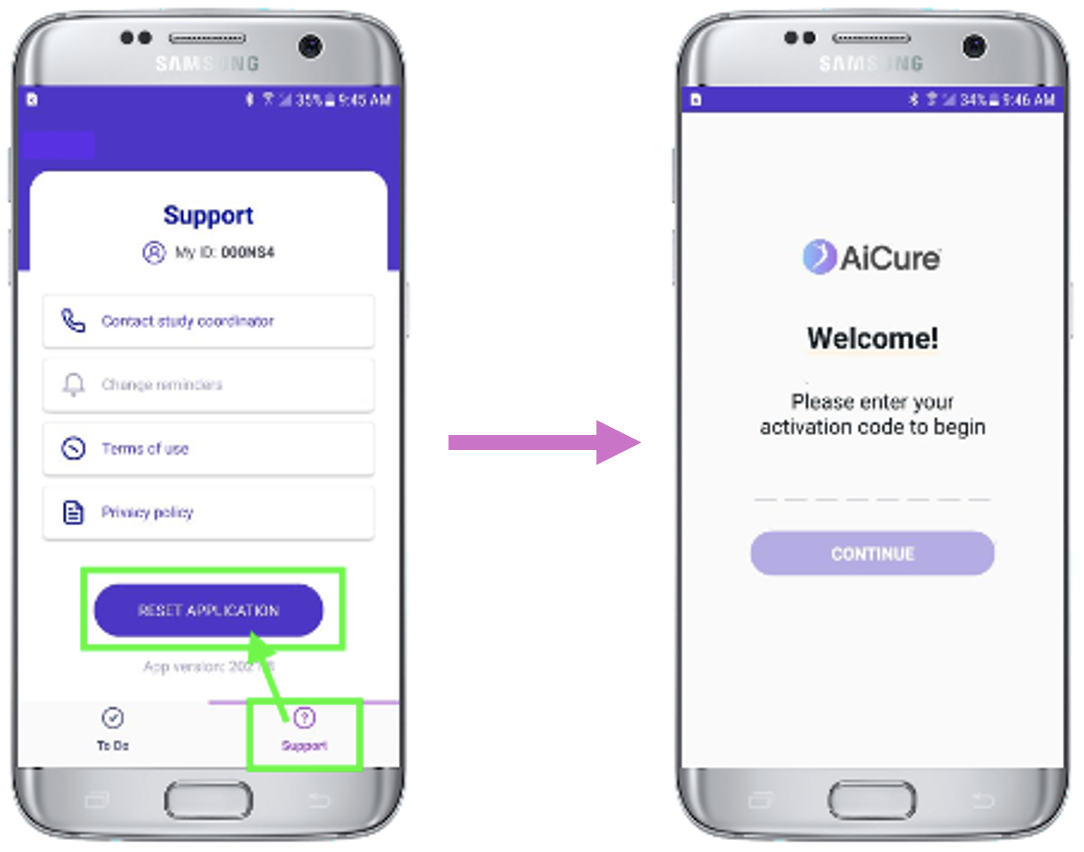 How to Reset a Provisioned Device – AiCure